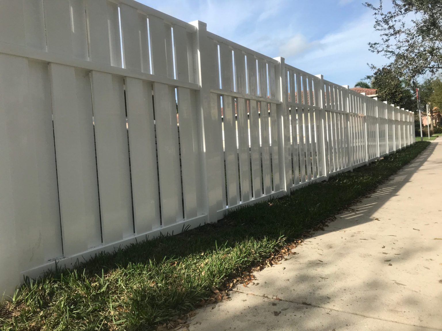 PVC & Vinyl Semi Privacy Fence Panels in South & Central FL