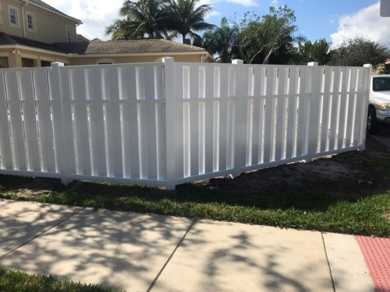 PVC & Vinyl Semi Privacy Fence Panels in South & Central FL