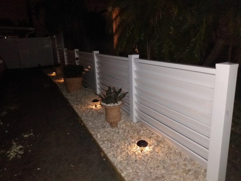 PVC & Vinyl Semi Privacy Fence Panels in South & Central FL